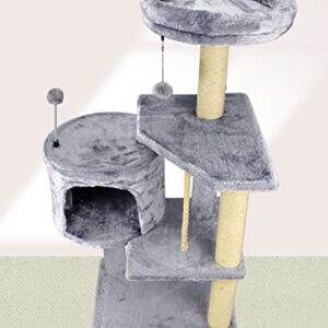 TINWEIUS 01A Cat Tree Scratching Toy Activity Centre Cat Tower Furniture Scratching Post