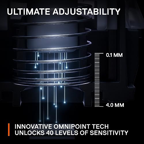 SteelSeries Apex Pro HyperMagnetic Gaming Keyboard — World's Fastest Keyboard — Adjustable Actuation — OLED Screen — RGB – USB Passthrough​