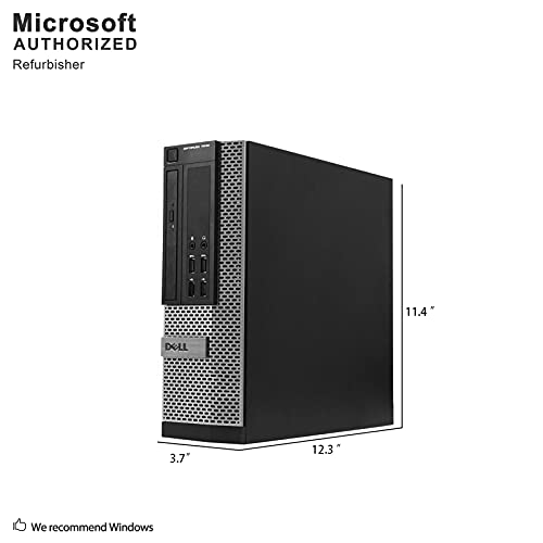 Dell Optiplex 7010 Business Desktop Computer (Intel Quad Core i5-3470 3.2GHz, 16GB RAM, New 480GB SSD HDD, USB 3.0, DVDRW, WiFi, Windows 10) (Renewed)