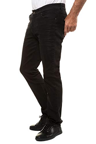 JP 1880 Menswear Big & Tall Plus Size L-8XL Straight Fit Jeans FLEXNAMIC Black 54 722849 11