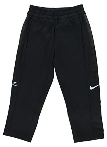 Nike Boy's Elite Therma Technical Training Pants Black 4, Color: Core Black/Midnight Black/White-Black