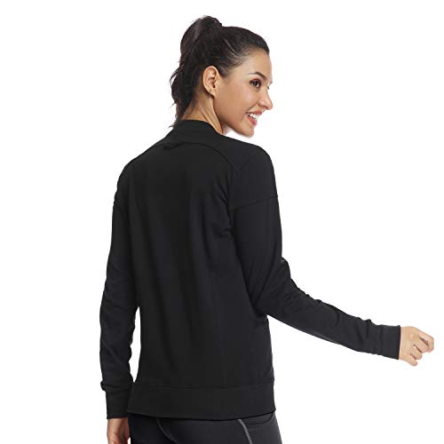 JEYONG Women's Zip Front Warm-Up Jacket