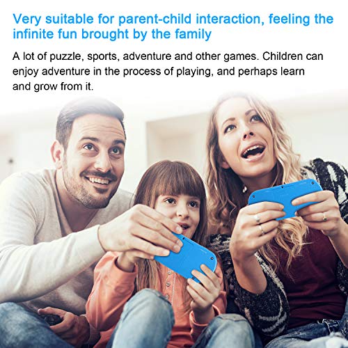 Handheld Game Player for Kids Adults- FAMILY POCKET RS16 Portable Classic Game Controller Built-in 260 Game 2.5 inch LCD Retro Arcade Video Game System Children's Birthday Gift (RS-16 Blue1)