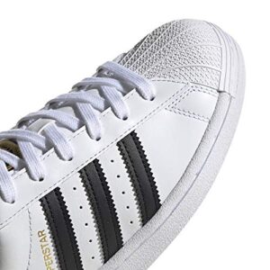 adidas Originals Women's Superstar Sneaker, White/Black/White 8.5