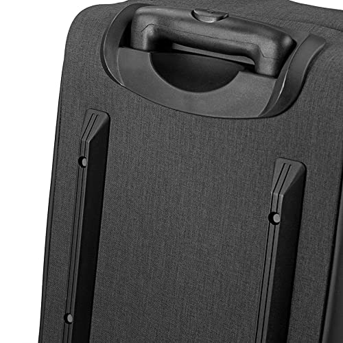 Solo New York Leroy Carry-On Wheeled Duffle Bag, 49L Capacity, Grey, 22 Inch