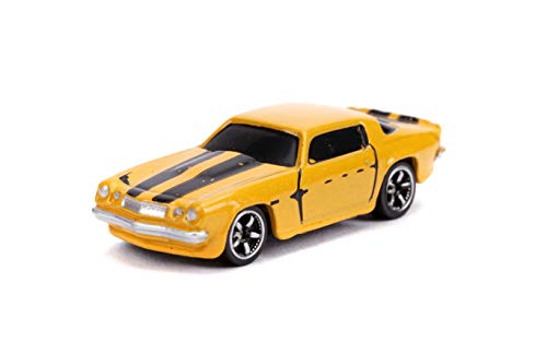 Jada Toys Transformers Nano Hollywood Rides 2016 Chevy Camaro Bumblebee, Western Star 5700XE Optimus Prime and 1977 Chevy Camaro Bumblebee, 1.75" Die-Cast Vehicles,Multi,31125