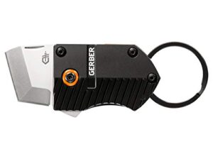 gerber gear 30-001691 key note compact keychain knife, 1 inch blade, black