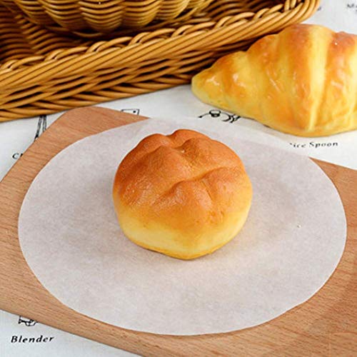 8 Inch Parchment Paper Rounds, Set of 100, Non Stick Baking Parchment Circles for Round Cake Pan, Springform Pan, Tortilla Press and so on