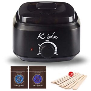 wax warmer, 18 in 1 hair removal at home for bikini, eyebrow, legs, face, legs