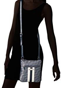 Nautica womens Lakeside Signature Jaquard North South Crossbody Bag Cross Body, Indigo, One Size US