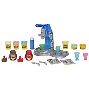 Play-Doh Kitchen Creations Drizzy Ice Cream Playset Featuring Drizzle Compound & 6 Non-Toxic Colors