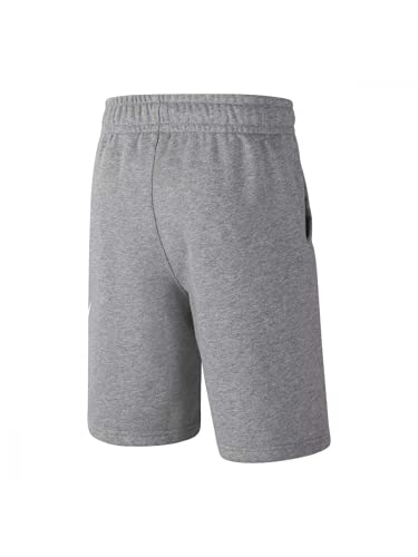 Nike Boy's Sportswear Club + HBR Fleece Shorts (Big Kids) Carbon Heather/Smoke Grey XL (18-20 Big Kid)