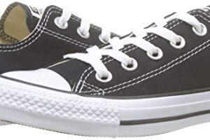 Converse Unisex Chuck Taylor All Star Low Top Sneaker Black/White 9 Women/7 Men