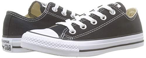 Converse Unisex Chuck Taylor All Star Low Top Sneaker Black/White 9 Women/7 Men