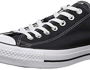 Converse Unisex Chuck Taylor All Star Low Top Sneaker Black/White 9 Women/7 Men