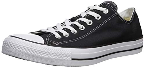 Converse Unisex Chuck Taylor All Star Low Top Sneaker Black/White 9 Women/7 Men