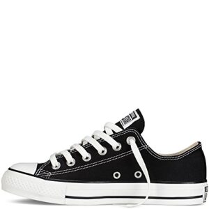 Converse Unisex Chuck Taylor All Star Low Top Sneaker Black/White 9 Women/7 Men