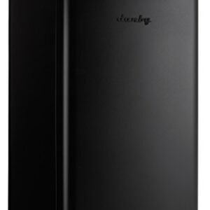 Danby Contemporary Classic DAR033A6BDB-6 3.3 Cu.Ft. Mini Fridge, Compact Countertop Refrigerator for Bedroom, Living Room, Kitchen, Office, Desk, E-Star Rated in Matte Black