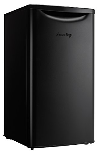 Danby Contemporary Classic DAR033A6BDB-6 3.3 Cu.Ft. Mini Fridge, Compact Countertop Refrigerator for Bedroom, Living Room, Kitchen, Office, Desk, E-Star Rated in Matte Black