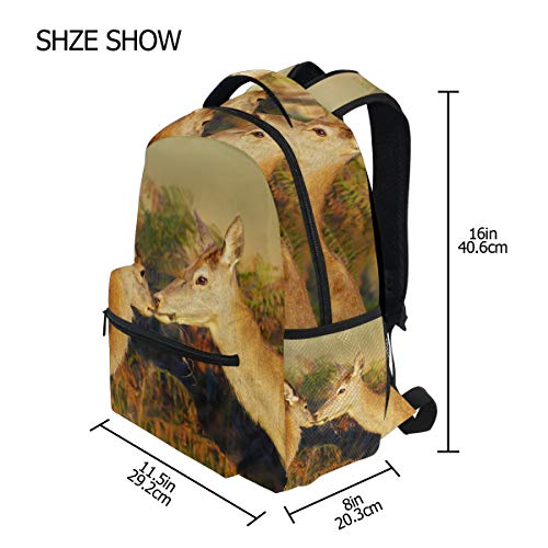 BAIHUISHOP King Lion Backpacks Travel Laptop Daypack School Bags for Teens Men Women