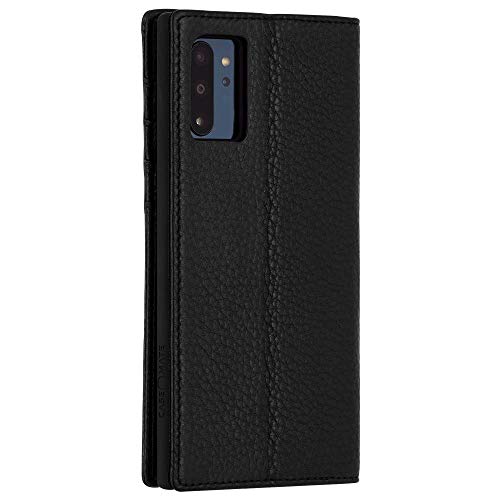 Case-Mate - Samsung Galaxy Note 10+ Case - Wallet Folio - 6.8" - Black Leather