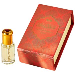 dukhni sandalia attar | experience the arabic elements of sandalwood | عطرصندليه | authentic arabic fragrance oil | 100% pure, alcohol-free, halal | 1 bottle x 6ml