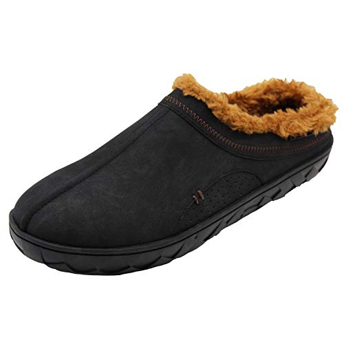 Flojos Unisex Que Slippers Black/Brown 6 M