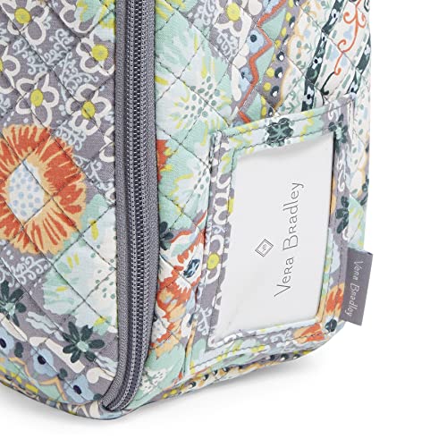 Vera Bradley Women's Cotton Deluxe Lunch Bunch Lunch Bag, Citrus Paisley - Recycled Cotton, One Size