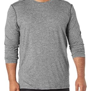 C9 Champion mens Long Sleeve Tech Tee T Shirt, Ebony Heather, Large US