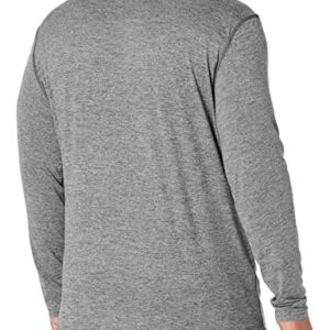 C9 Champion mens Long Sleeve Tech Tee T Shirt, Ebony Heather, Large US