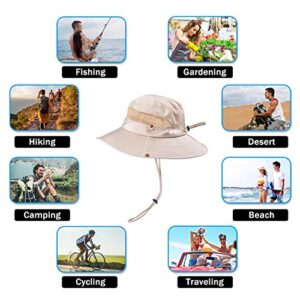 Konikit Sun Hat for Women Men Packable UV Protection Hat Wide Brim, UPF 50+ Outdoor Hat for Hiking Fishing Camping Gardening