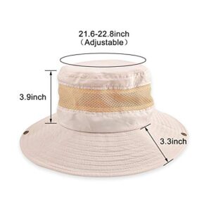 Konikit Sun Hat for Women Men Packable UV Protection Hat Wide Brim, UPF 50+ Outdoor Hat for Hiking Fishing Camping Gardening