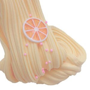 Upgraded Butter Slime, Scented Stretchy Lemon Slime, Super Soft and Non-Sticky, DIY Sludge Toy for Girls and Boys (200ml)