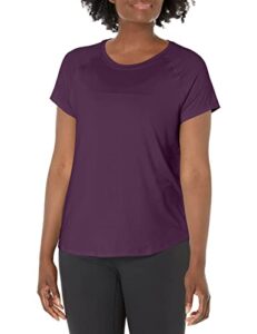 c9 champion womens soft tech tee t shirt, craft purple, medium us