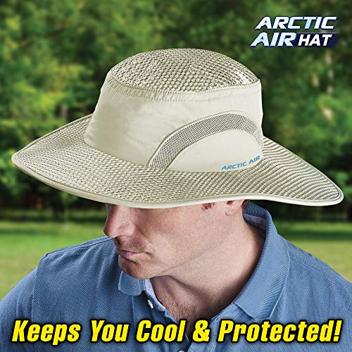 Arctic Air Evaporative Cooling Hat with UV Protection, Sun Hat, Beige