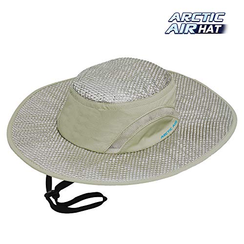 Arctic Air Evaporative Cooling Hat with UV Protection, Sun Hat, Beige