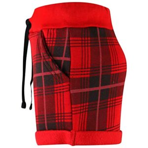 Kids Girls Shorts Fleece Camouflage Tartan Dance Gym Summer Hot Short Pants 5-13