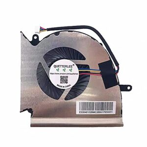 quetterlee replacement new laptop gpu cooling fan for msi ge75 gp75 gl75 we75 ms-17e7 ms-17e5 ms-17e4 ms-17e2 series fan paad06015sl n414 fan