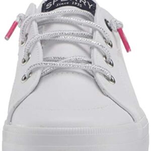 Sperry Crest Vibe Sneaker, White, 6 US Unisex Big Kid