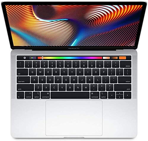 Apple MacBook Pro MLH12LL/A 13.3-inch Laptop with Touch Bar, 2.9GHz Dual-core Intel Core i5, 8GB Memory, 512GB, Retina Display, Silver (Renewed)