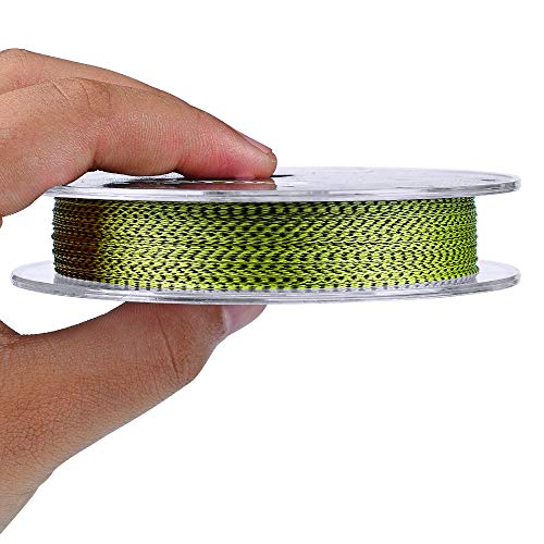 KATUYSHA Braided Fishing Line, Abrasion Resistant Zero Stretch Braided Lines 4 Strands Super Strong Superline 10Lb Test 109 Yards