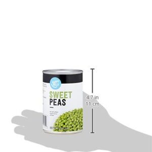 Amazon Brand - Happy Belly Sweet Peas, No Salt Added, 15 Ounce