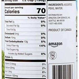 Amazon Brand - Happy Belly Sweet Peas, No Salt Added, 15 Ounce