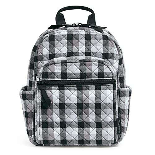 Vera Bradley Women's Cotton Small Backpack, Kingbird Plaid, One Size