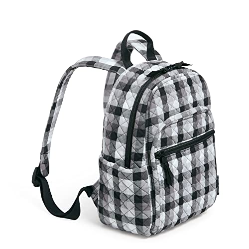 Vera Bradley Women's Cotton Small Backpack, Kingbird Plaid, One Size