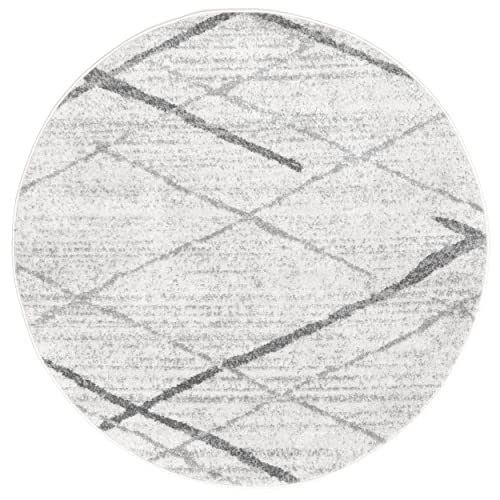 nuLOOM Thigpen Contemporary Area Rug, 5' Round, Grey