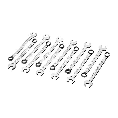 Jetech 1/2 Inch Combination Wrench (12 Pack) - Durable SAE Inch Cr-V Steel High Strength Spanner in Sand Blasted Finish