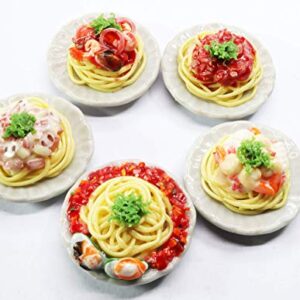 ThaiHonest Mixed 5 Assorted Spaghetti Dollhouse Miniature Food,Tiny Food