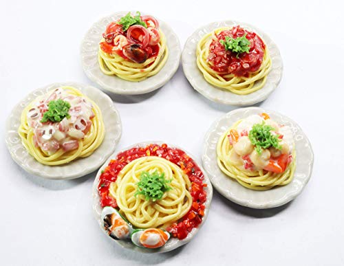 ThaiHonest Mixed 5 Assorted Spaghetti Dollhouse Miniature Food,Tiny Food