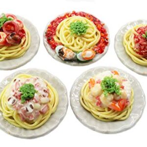 ThaiHonest Mixed 5 Assorted Spaghetti Dollhouse Miniature Food,Tiny Food